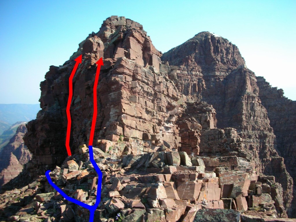 Combination Route - Bells Traverse | Route | 14ers.com